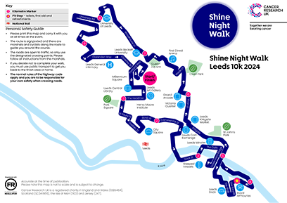 Shine Night Walk Leeds | Cancer Research UK