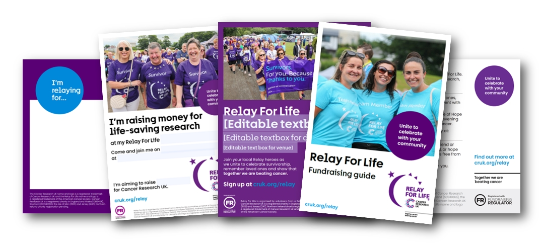 Relay For Life fundraising materials | Cancer Research UK